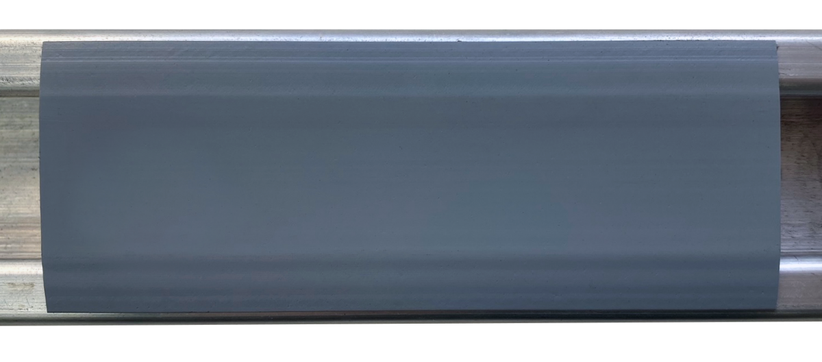 Channel Closure Strip PVC Dark Grey 3m » ovesco